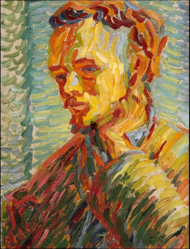 Man in His Youth (Self-Portrait), 1906 – Erich Heckel – Schiele & Klimt ...